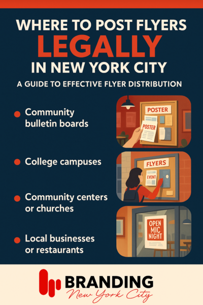 Where to Post Flyers Legally Near Me in New York City | Branding NY City