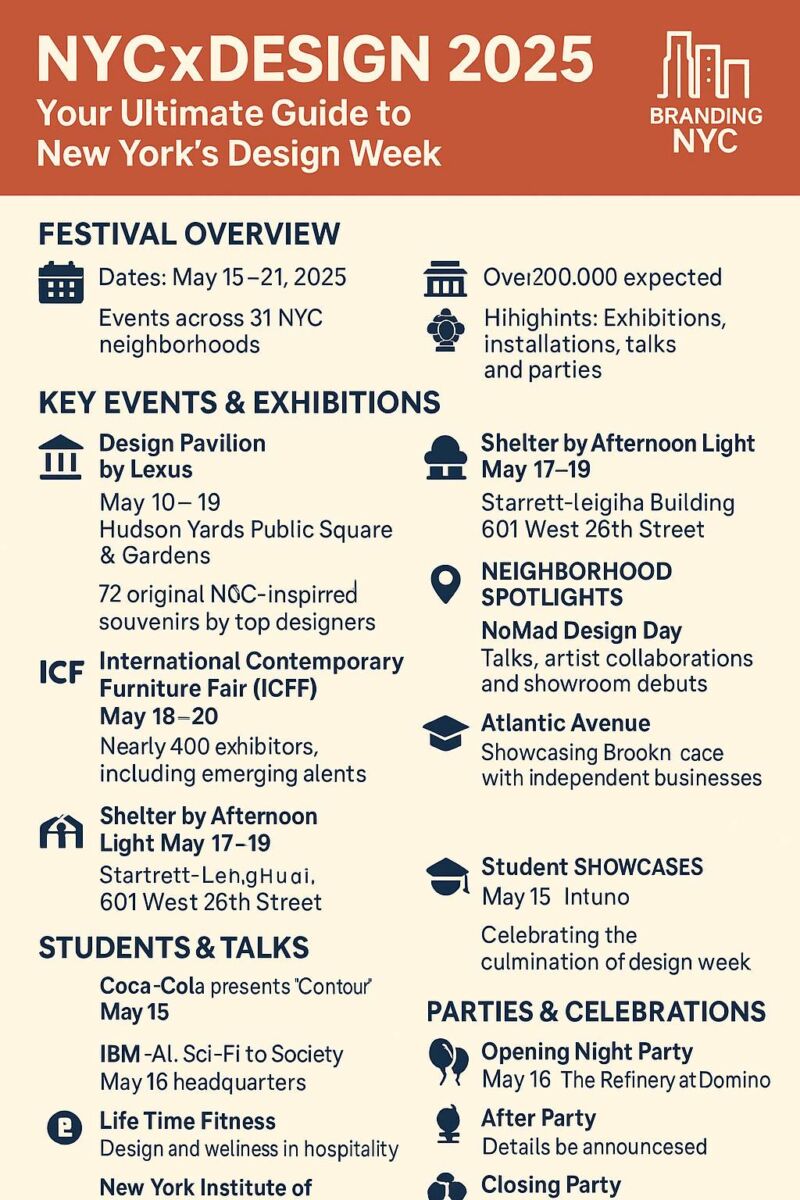 NYCxDESIGN: Your Ultimate Guide to New York's Design Week - Branding NYC